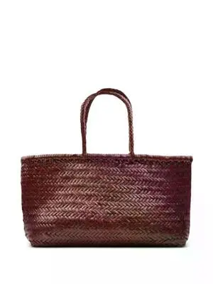 Dragon Diffusion Braided Handle Tote Bag - Red