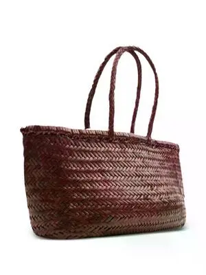 Dragon Diffusion Braided Handle Tote Bag - Red