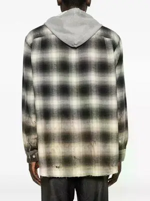 KAMIYA Hooded Checked Shirt