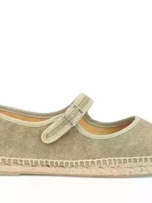 CastaÑer Padua Buckle Flat Espadrilles