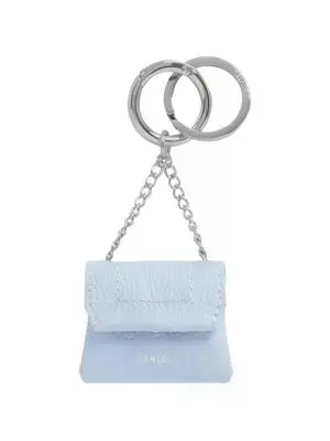 LANCEL Ninon Chain Keyring - Blue