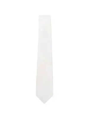 Our Legacy Floral Tie - White