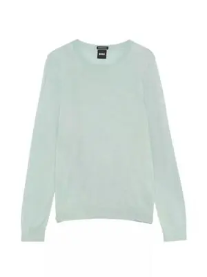BOSS Ferpina Crew-neck Top - Green