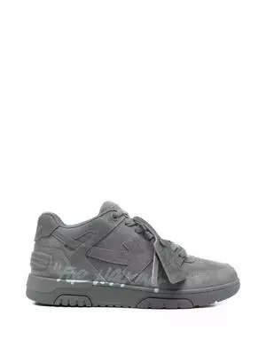 Off-White Out Of Office Suede Sneakers - Grey