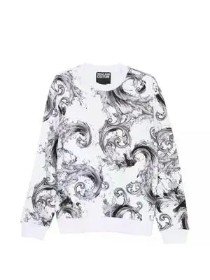 Versace Patterned Sweatshirt - White