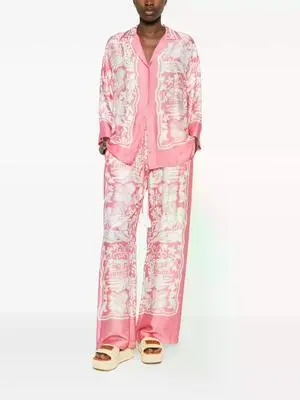 ERMANNO FIRENZE Floral-print Trousers