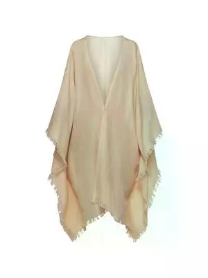 Alonpi Peonia Fringed Poncho