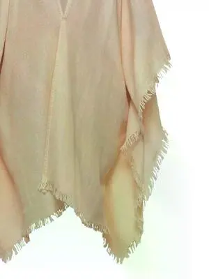 Alonpi Peonia Fringed Poncho