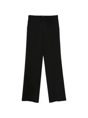 BERWICH Patrizia Belt-loops Trousers - Black