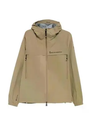 Moncler Hooded Zip Jacket - Neutrals