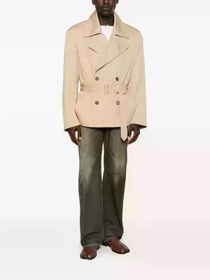 MAISON MARGIELA Double-breasted Belted Jacket