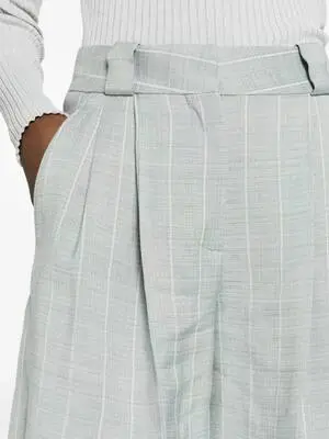 BLAZÉ MILANO Pinstripe Pleated Shorts - Blue