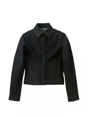 Jacquemus Buttoned Cotton Jacket - Blue