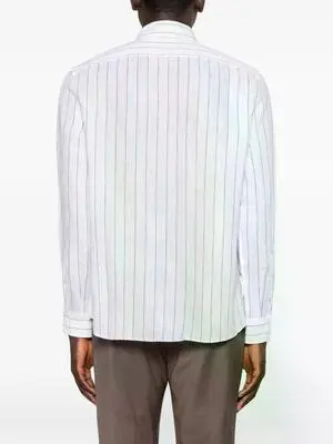 Brunello Cucinelli Striped-pattern Linen Shirt