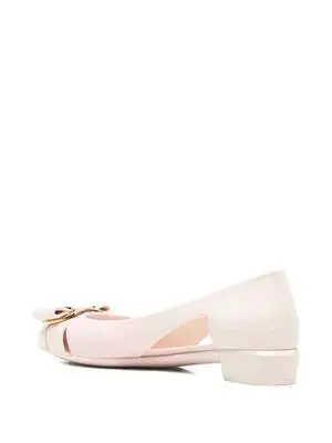 FERRAGAMO Bow-detail Flat Pumps