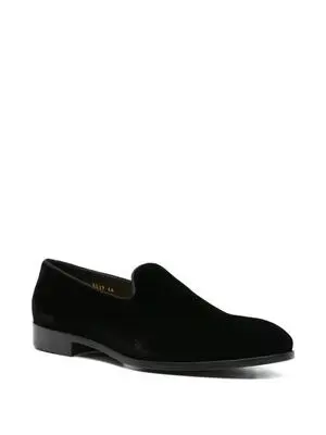 DOUCAL'S Velvet-effect Loafers