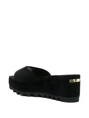 Stella McCartney Velvet Platform Sandals