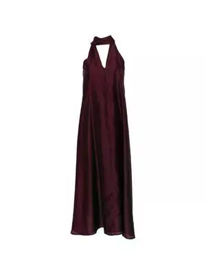 JCSOPHIE Lovely V-neck Maxi Dress - Purple