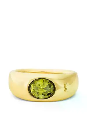 Michael Kors Oval-stone Ring - Gold