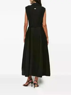 Aje Sasha Button-up Collared Midi Dress