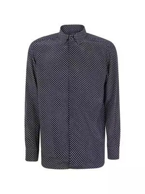 TOM FORD Polka Dot Shirt - Black