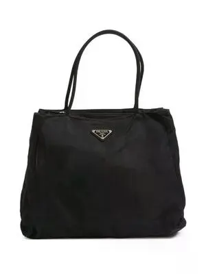 Prada 2000s Tessuto Handbag - Black