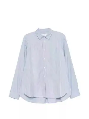 Sacai Striped Layered Shirt - Blue