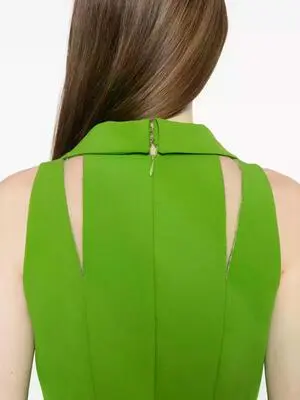 Elisabetta Franchi Button Detailed Shift Dress - Green