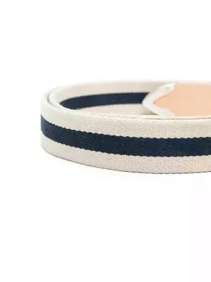 Eleventy Striped Belt