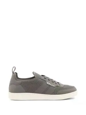 Bally Tennis Leather Sneakers - Grey