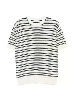 PAOLO PECORA Striped T-shirt - White