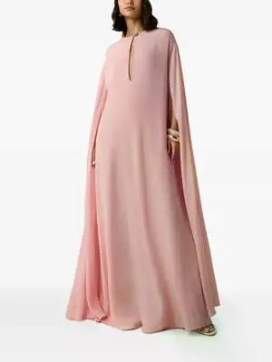 Hemant & Nandita Giva Cutout-detail Maxi Dress - Pink