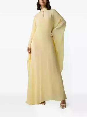 Belted Keyhole Maxi Dresses
