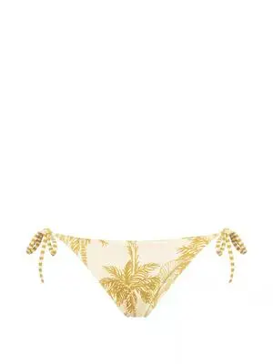 ERES Solarium Floral-print Bikini Bottoms - Yellow