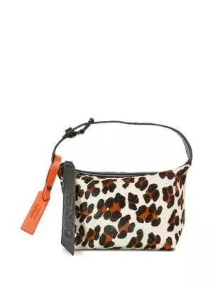OSKLEN Small Leopard-print Leather Shoulder Bag