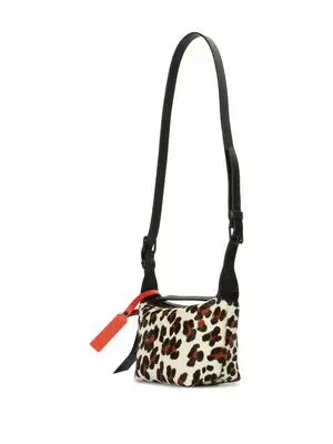 OSKLEN Small Leopard-print Leather Shoulder Bag