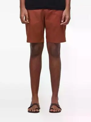 OSKLEN Linen-blend Shorts - Orange
