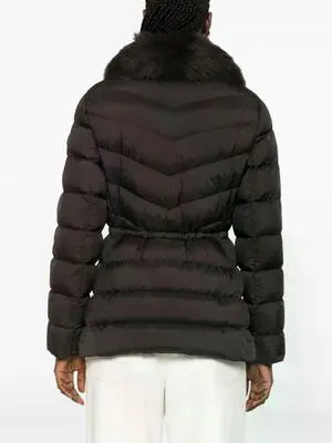 Moose Knuckles Fur Collar Puffer Jacket