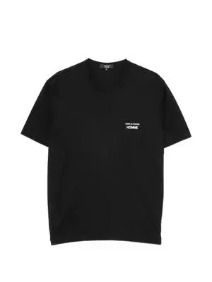 Comme Des Garçons Logo-print T-shirt - Black