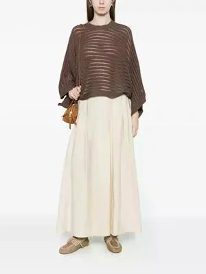 Peserico Pleated Maxi Skirt