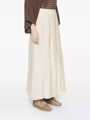 Peserico Pleated Maxi Skirt