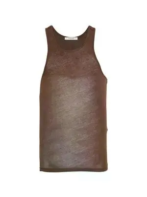 ENTIRE STUDIOS Muscle Tank Top - Brown