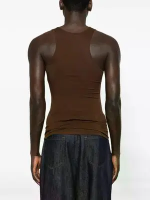 ENTIRE STUDIOS Muscle Tank Top - Brown