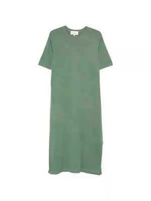 Eric Bompard Round-neck Midi Dress - Green