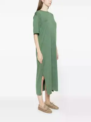 Eric Bompard Round-neck Midi Dress