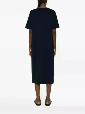 Eric Bompard Round-neck Midi Dress