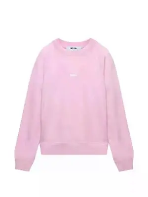 MSGM Logo-print Sweatshirt - Pink