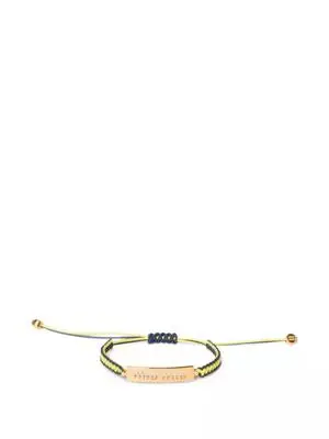 Miu Miu Cotton And Metal Bracelet - Pink