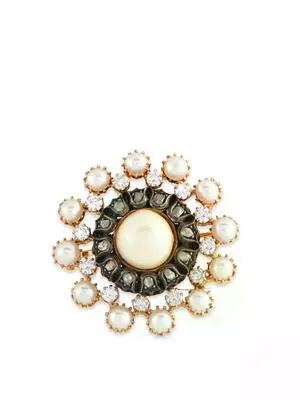 LB EXCLUSIVE 18k Rose Pearl Brooch - Gold