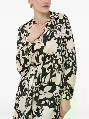 MORGAN Floral V-neck Mini Dress